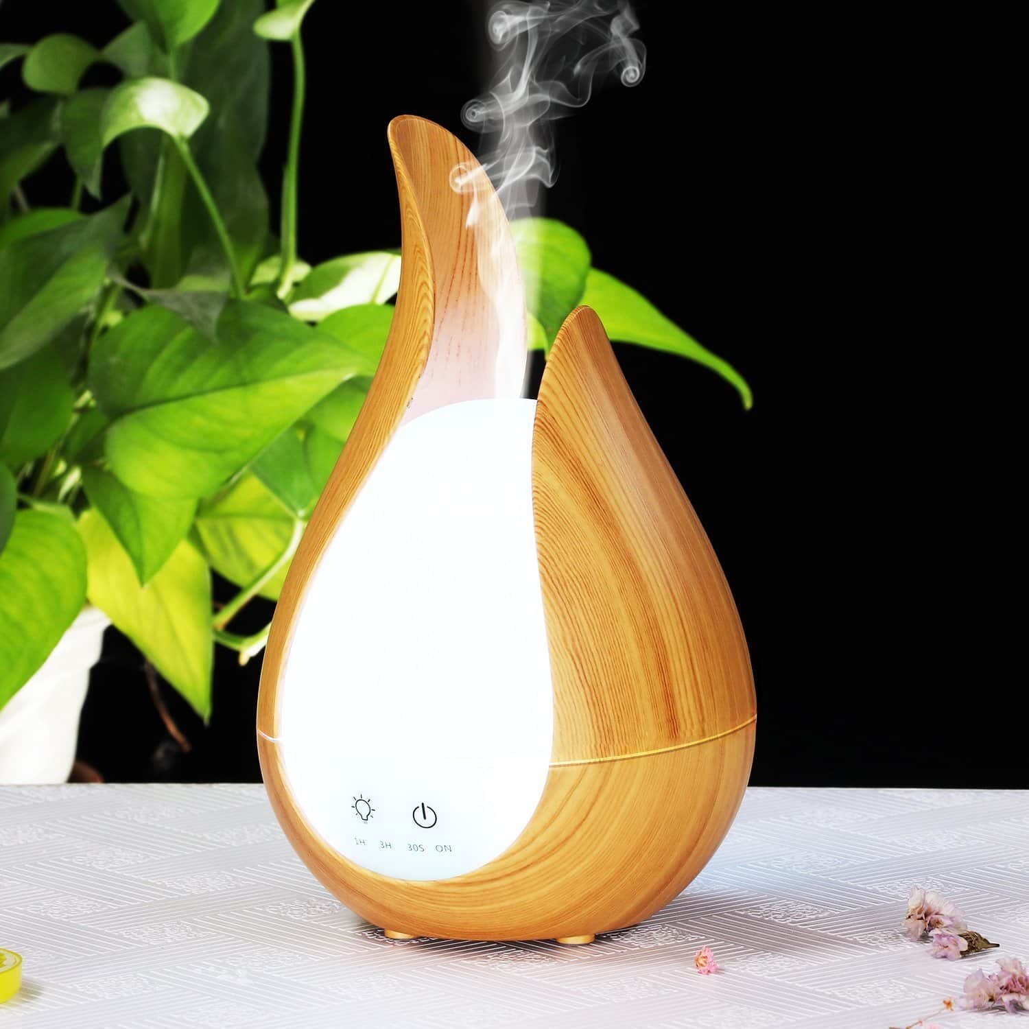 200ml Wood Grain Ultrasonic Aromatherapy Oil Diffuser CH22 - Autorunner