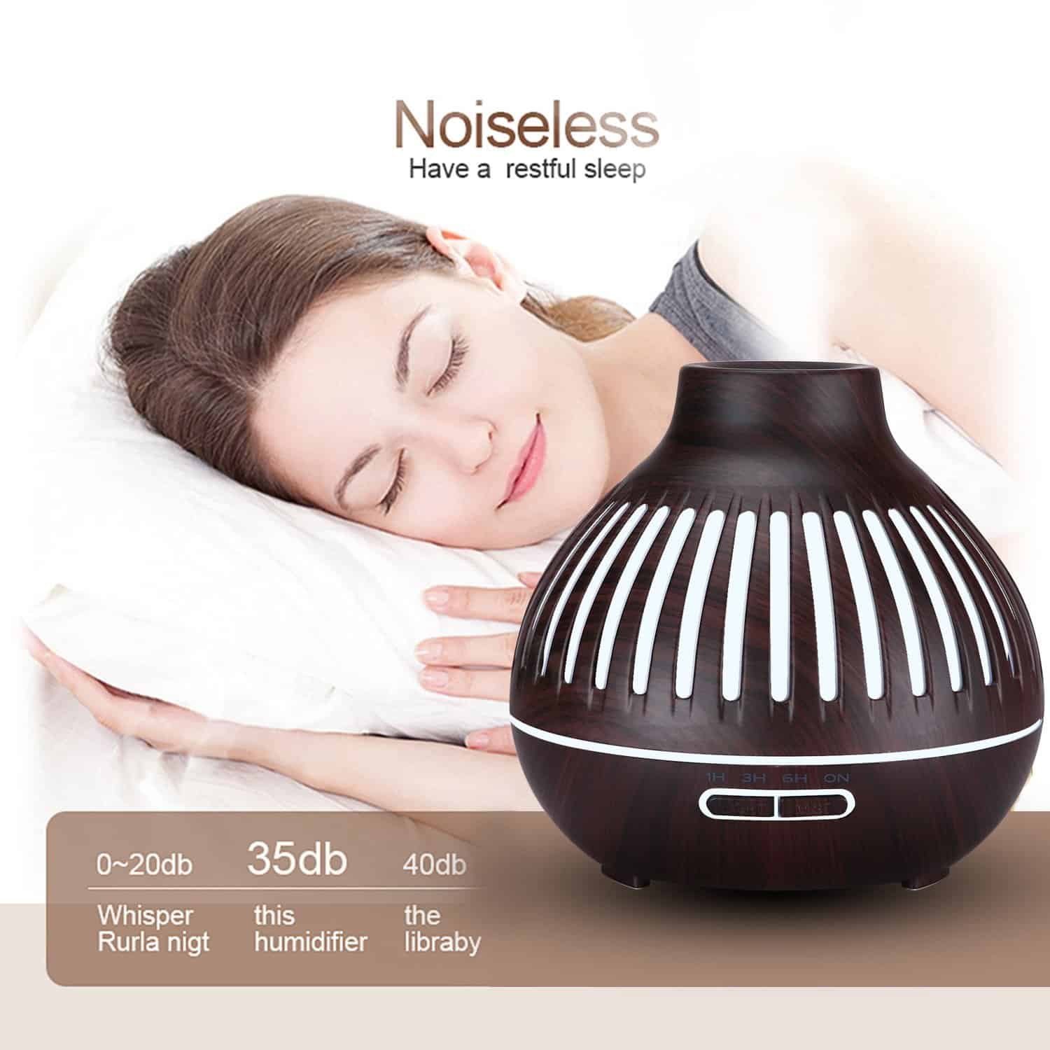 Wood Grain Ultrasonic Aroma Diffuser CH60 - Autorunner
